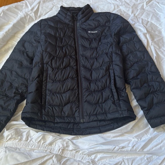 Ariat | Jackets & Coats | Ariat Tek Ideal 3 Girls Navy Down Puffer ...